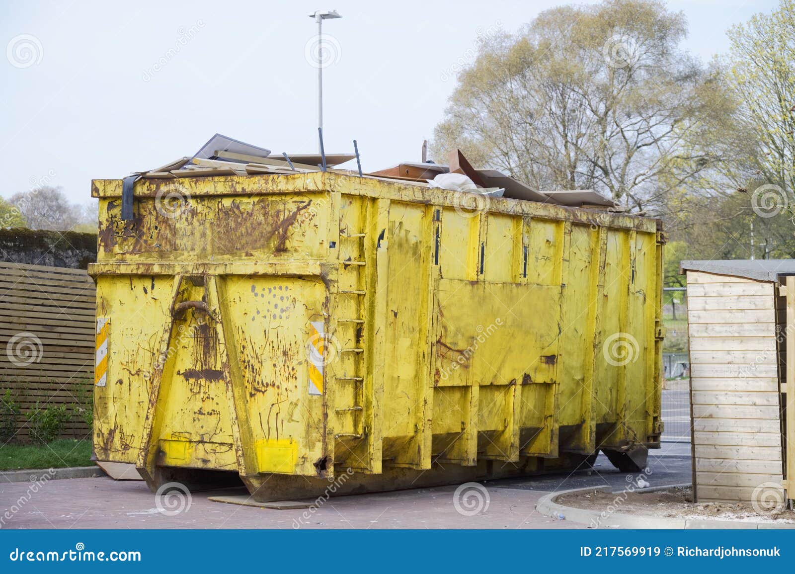 Rubbish and Garbage in Skip for Disposal at Dump Site Stock Image ...
