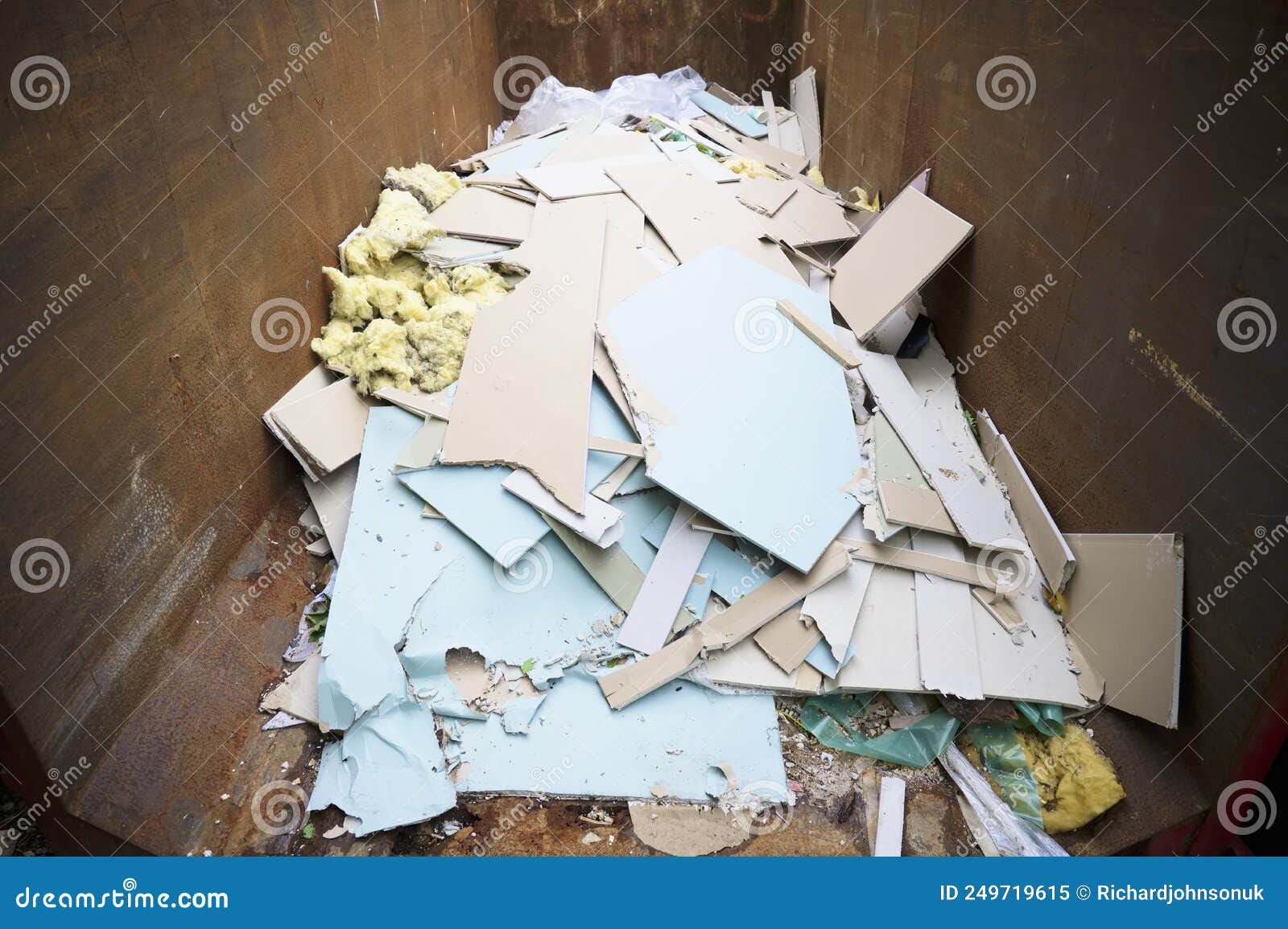 Rubbish and Garbage in Skip for Disposal at Dump Site Stock Image ...