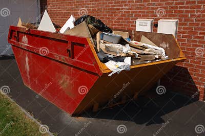 Rubbish skip stock image. Image of global, landfill, waste - 860459