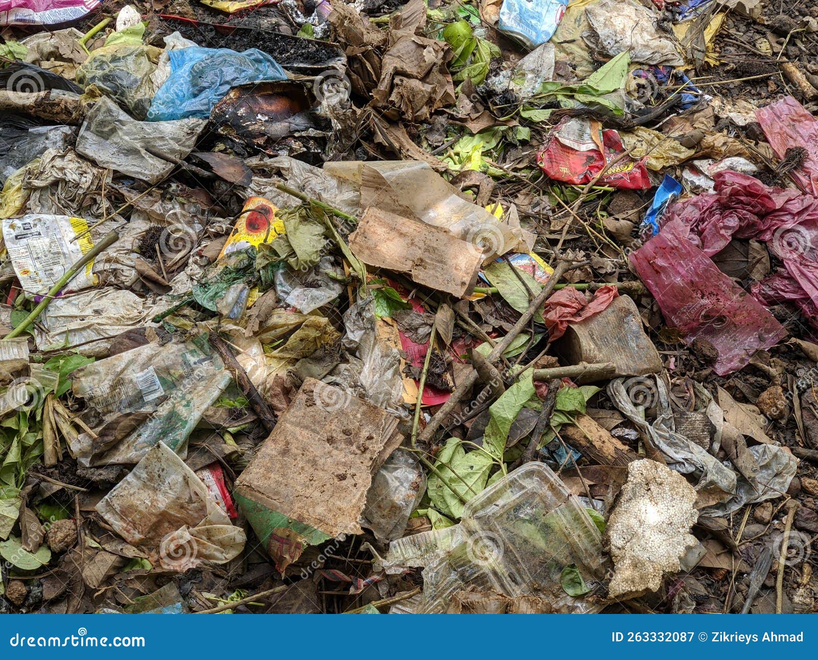 Rubbish Texture on the Ground Stock Image - Image of rubbish ...