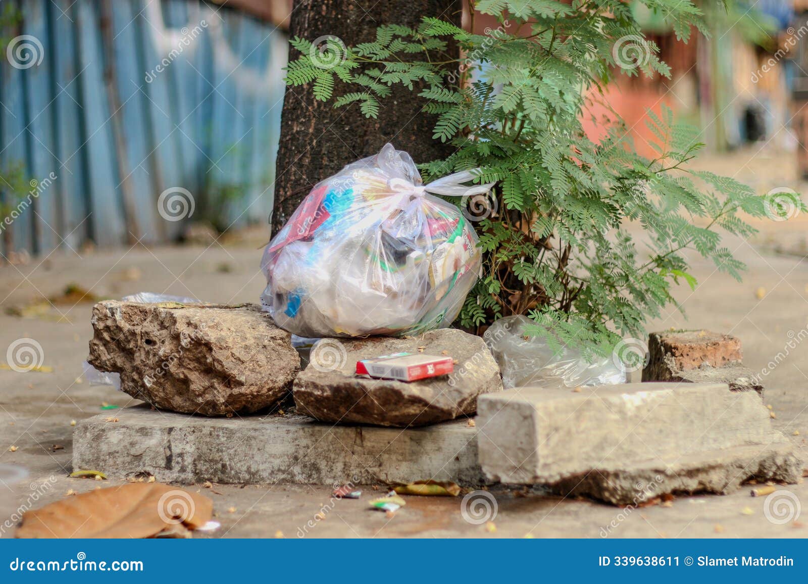 Rubbish Under the Tree, Throw Rubbish Under the Tree Editorial Photo ...