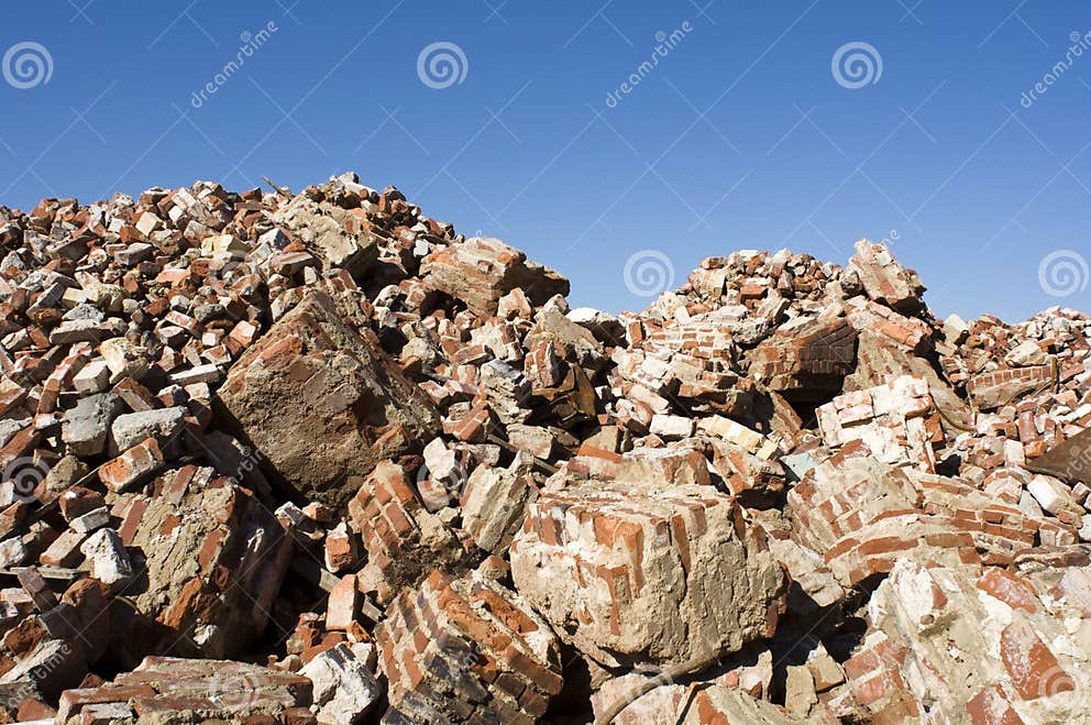 Rubble stock image. Image of rubble, wrecking, brick - 13114677