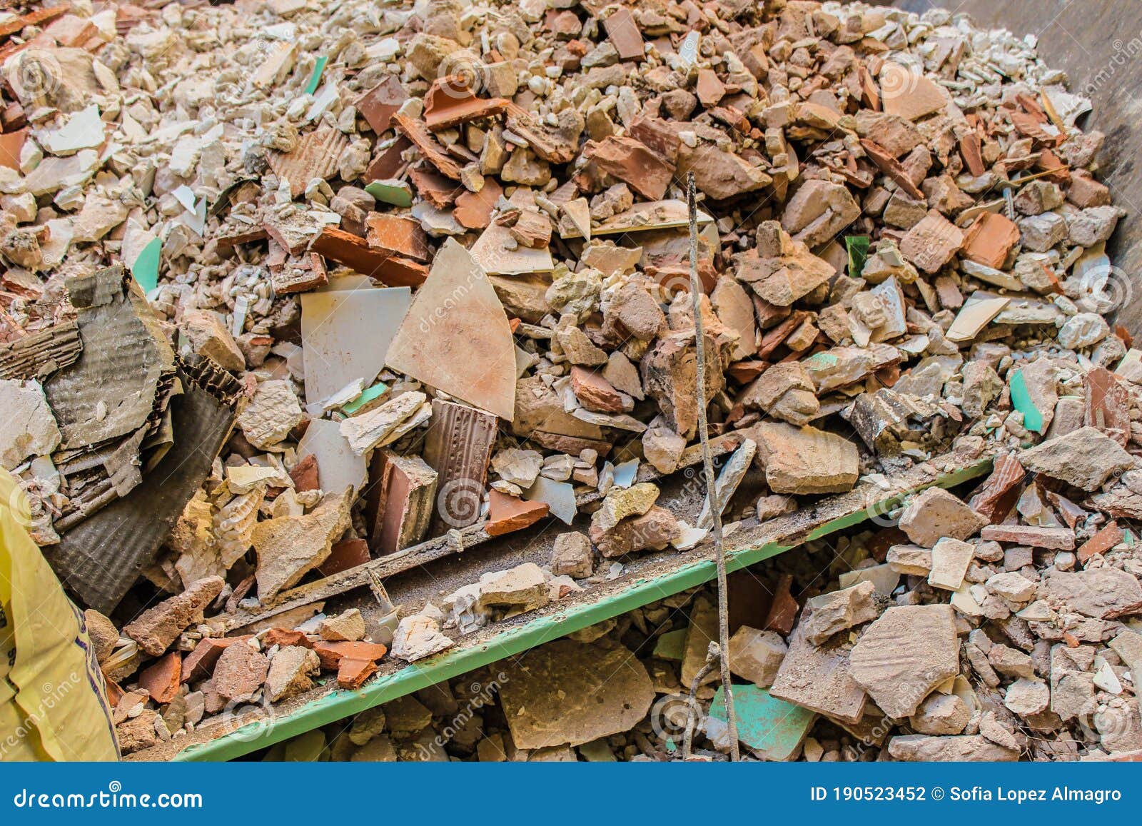 Rubble Detail Architecture Industry Textured Pattern Stock Photo ...