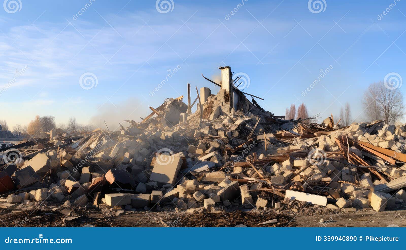 Rubble fire damage wall stock illustration. Illustration of burn ...