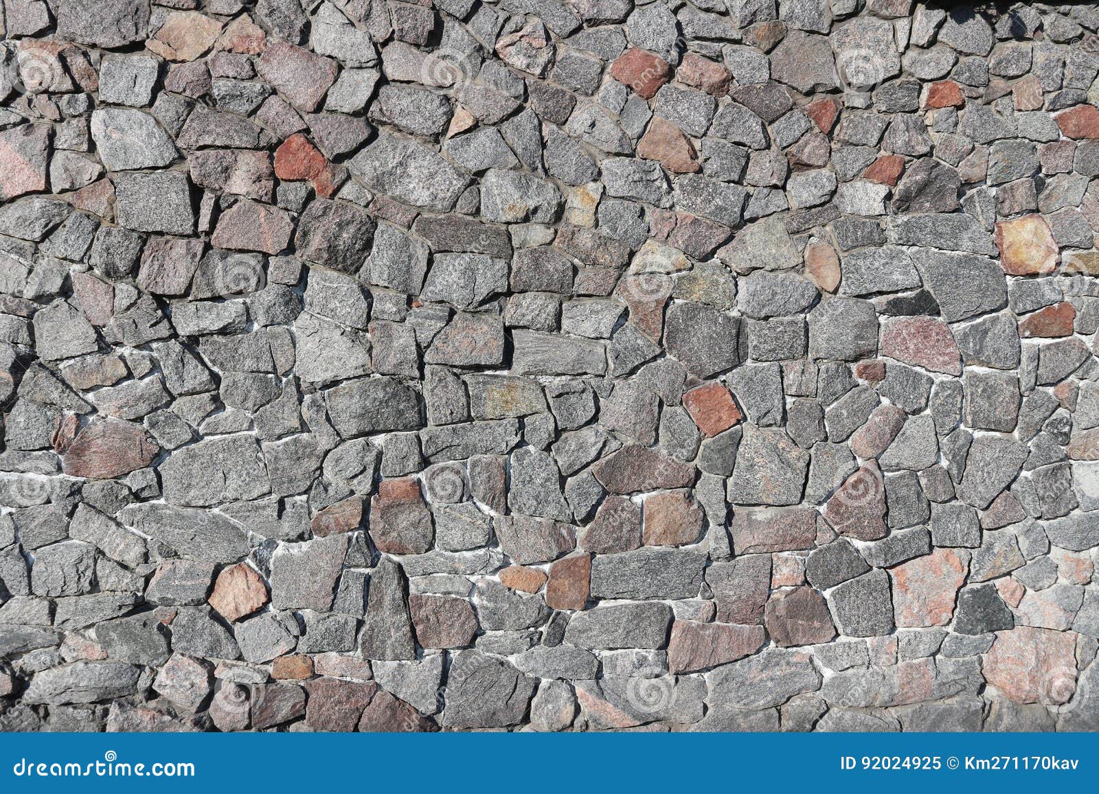 Rubble Gray and Brown Stone Wall, Rubblework Stock Image - Image of ...