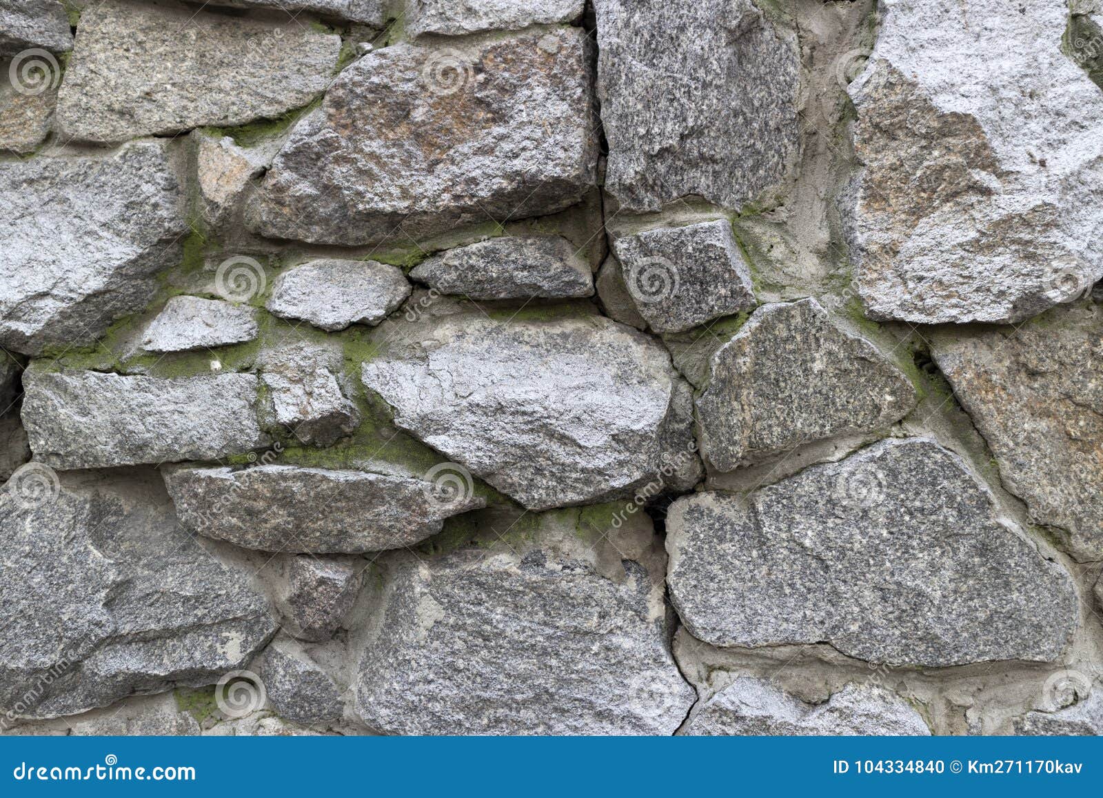 Rubble Grey Stone Wall, Rubblework Stock Photo - Image of stonework ...
