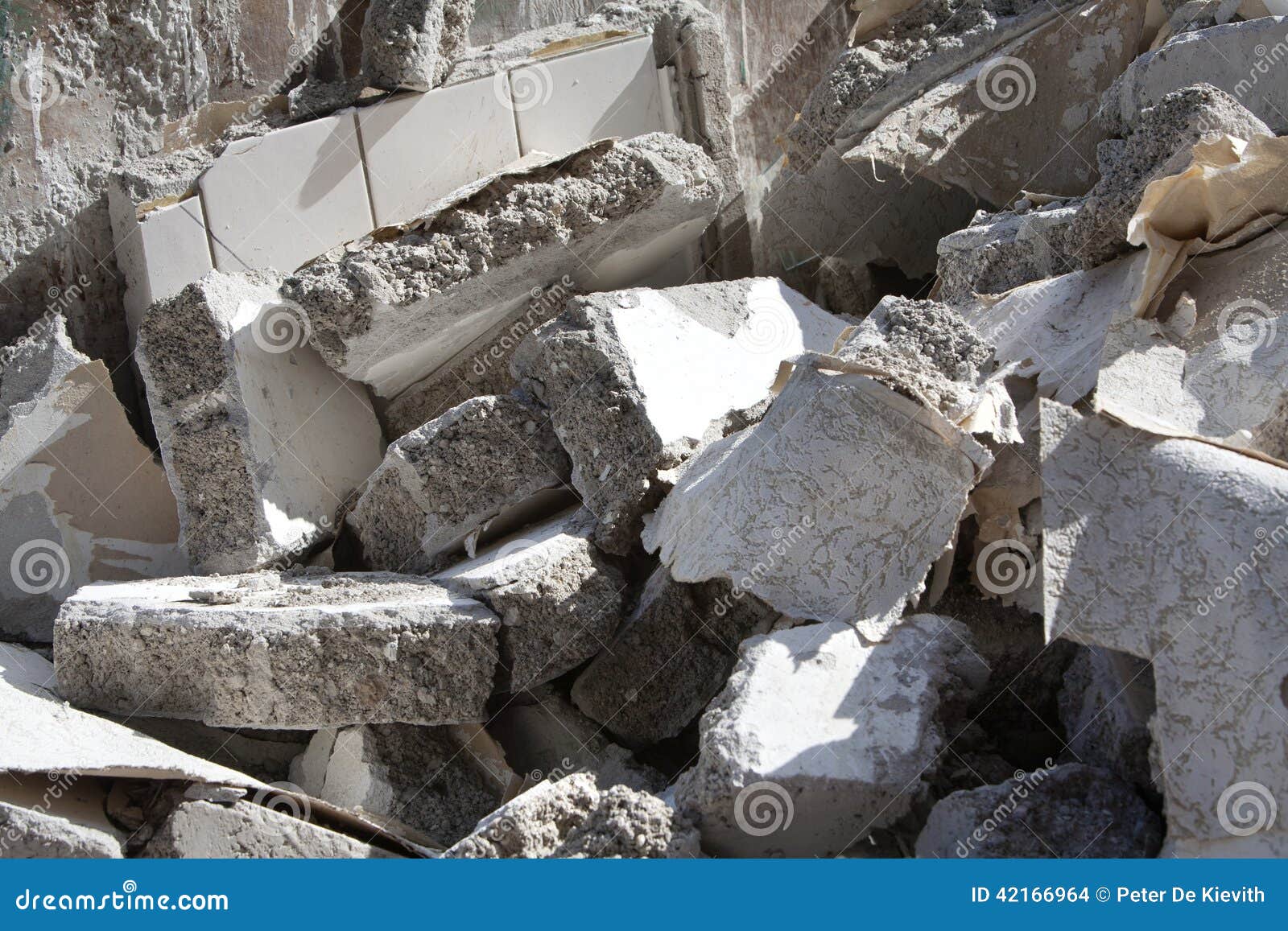 Rubble stock photo. Image of demolished, destruction - 42166964