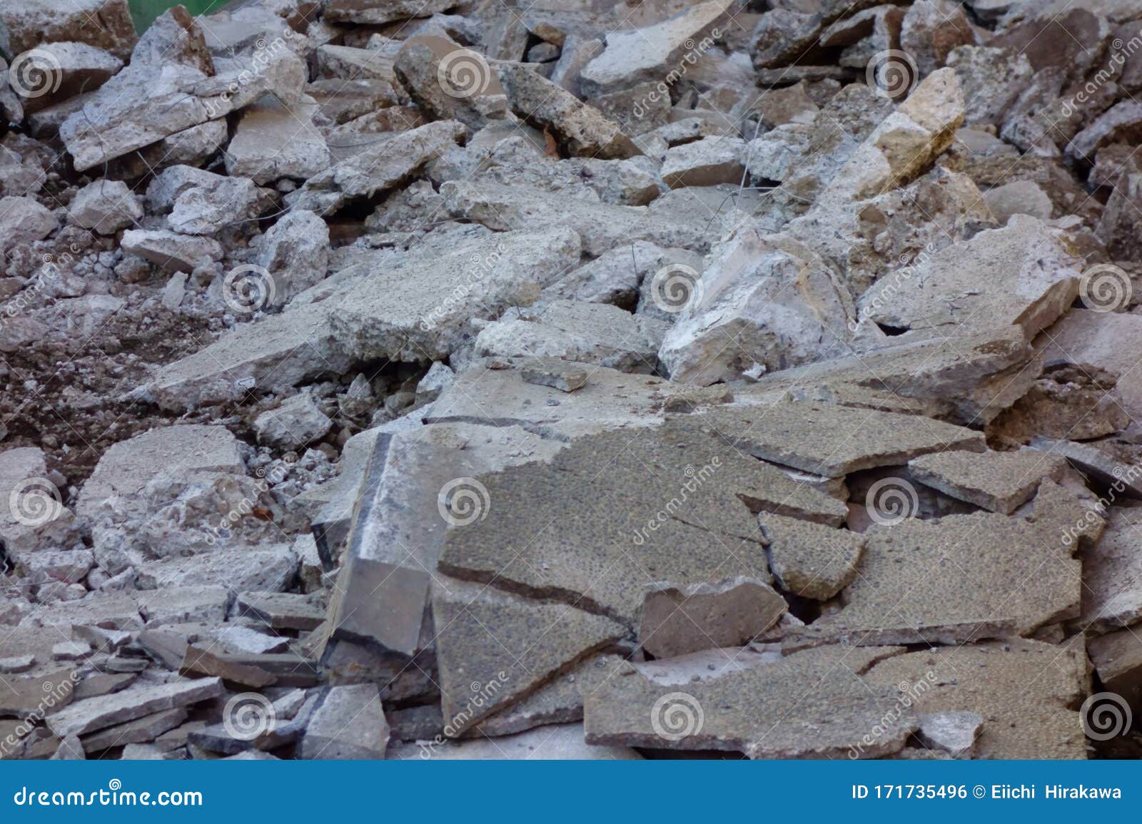 Rubble Pile Pattern at Construction Site Stock Photo - Image of texture ...