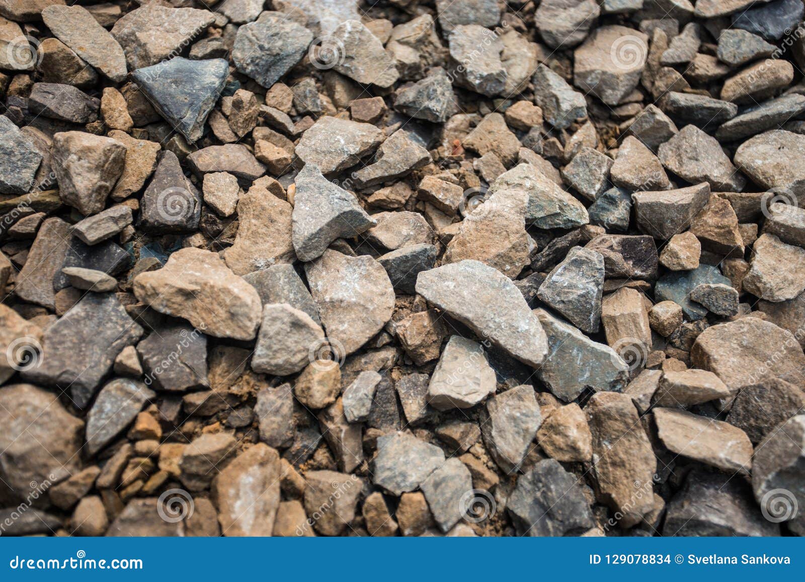 Rubble Pile Texture for Background Stock Photo - Image of beach, heap ...