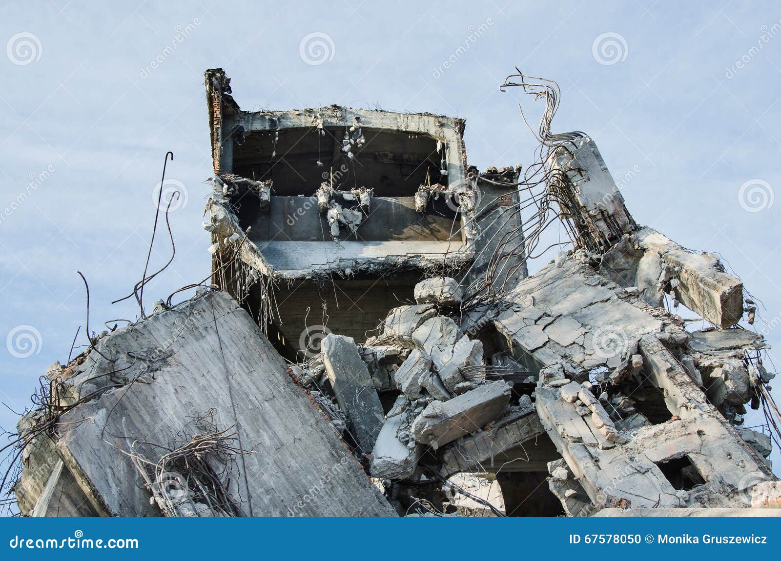 Rubble and Scrap after Demolition Stock Photo - Image of demolition ...