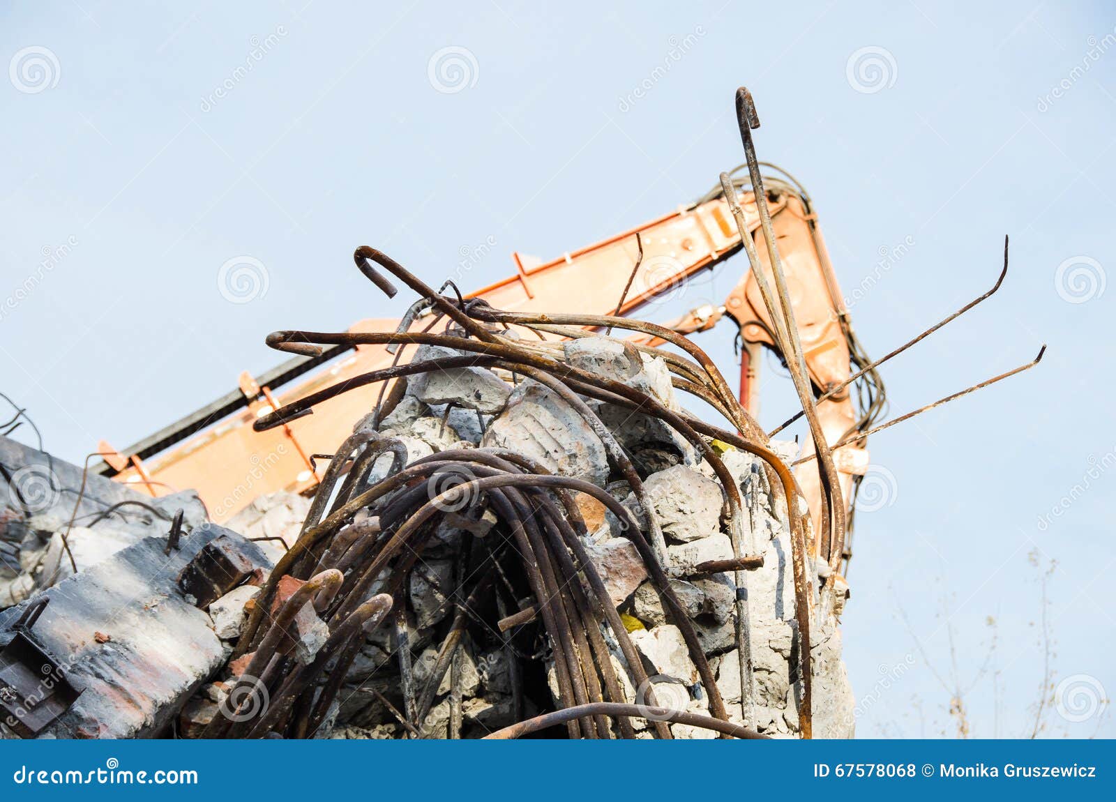 Rubble and Scrap after Demolition Stock Photo - Image of dump ...