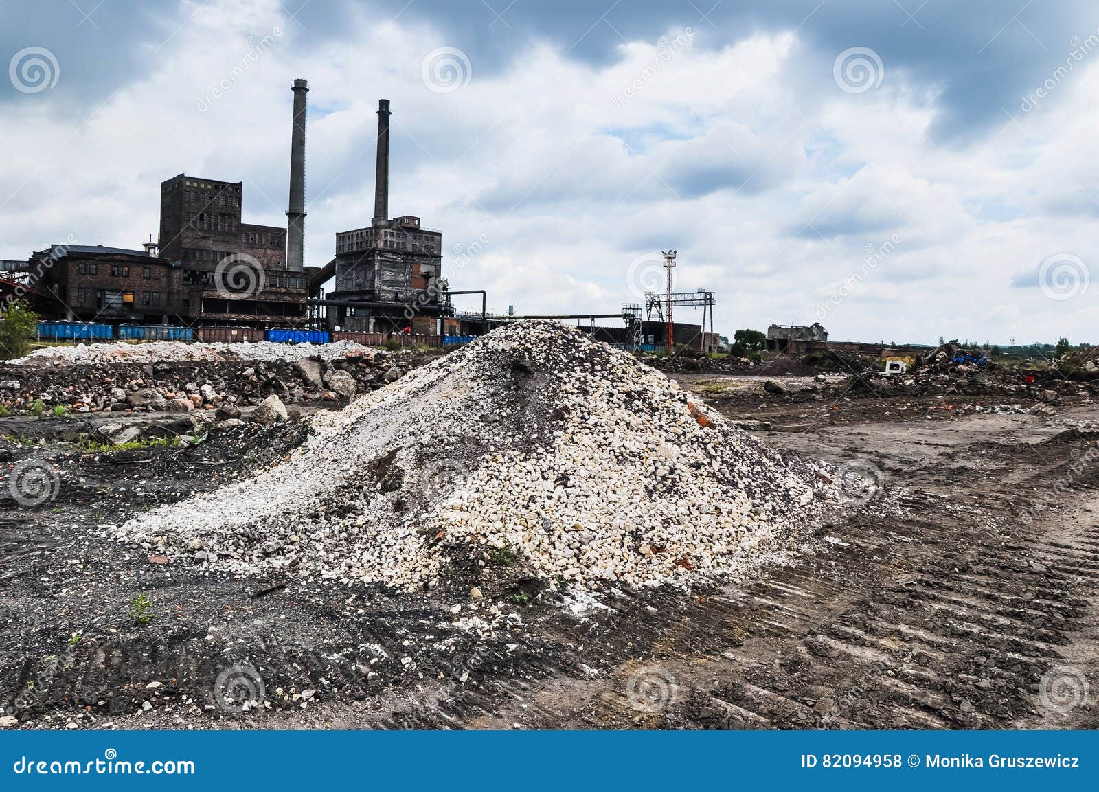 Rubble and Scrap after Demolition Stock Photo - Image of ruins ...