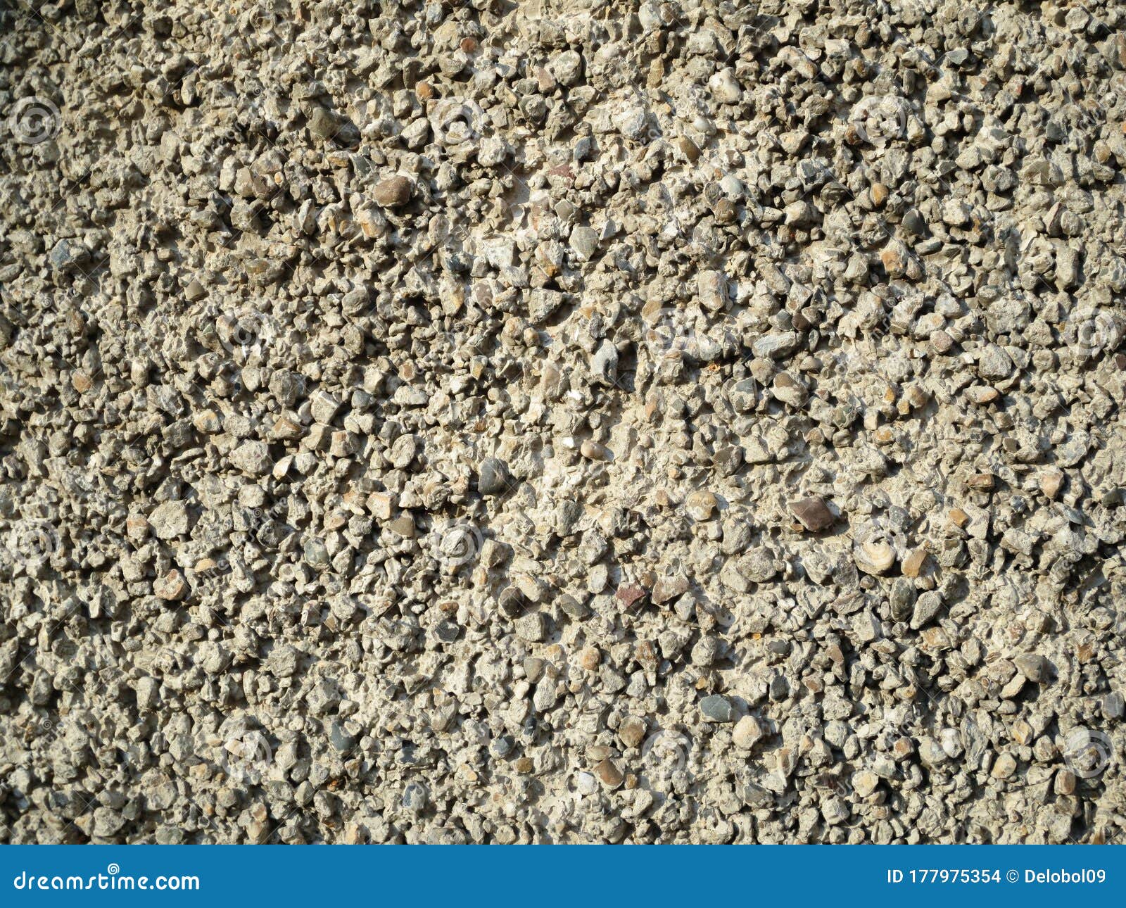 Rubble on the Surface of the Concrete Slab Stock Photo - Image of ...
