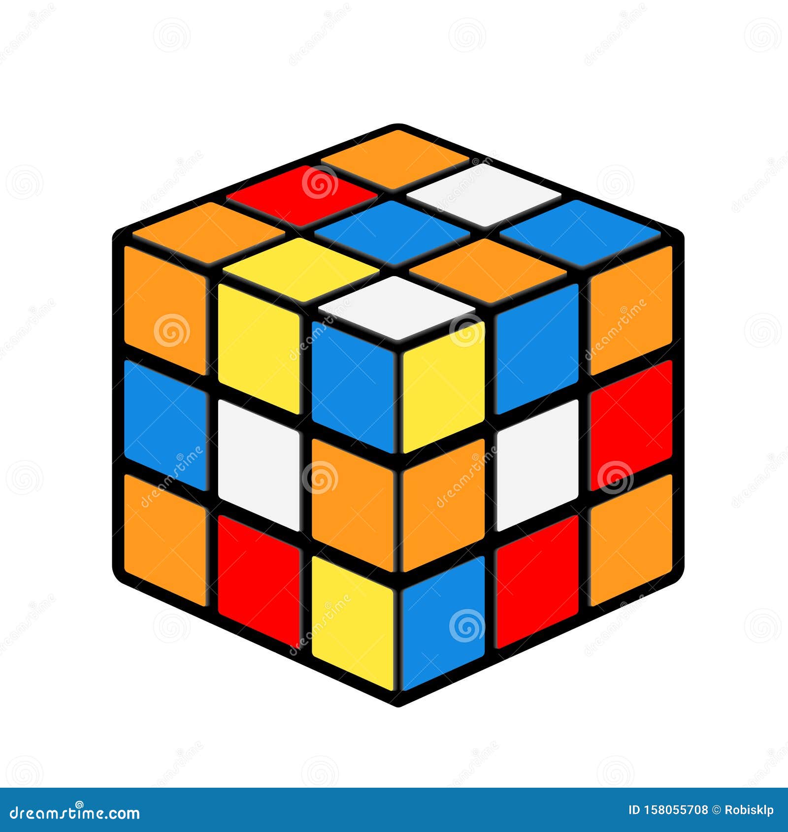 Rubics Cube Puzzle Icon editorial stock photo. Illustration of ...