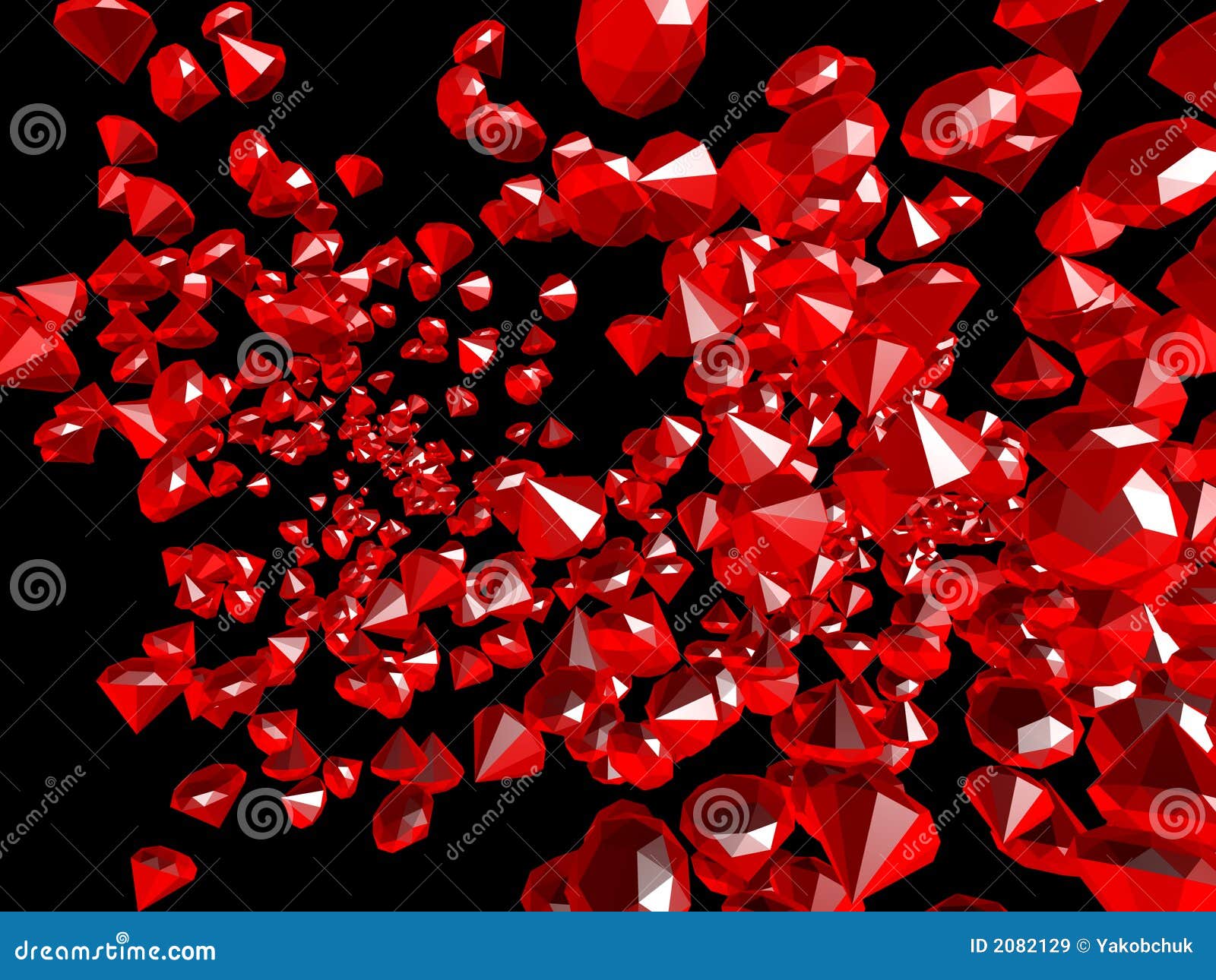 Rubies stock illustration. Illustration of crystal, precious - 2082129