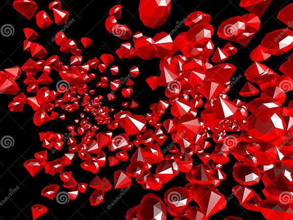 Rubies stock illustration. Illustration of crystal, precious - 2082129