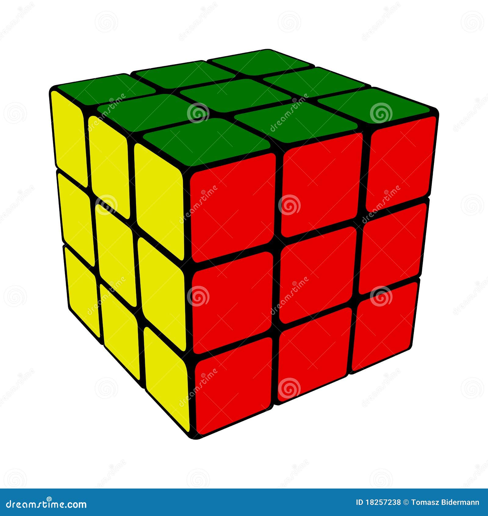 Rubik cube editorial stock photo. Illustration of magic - 18257238