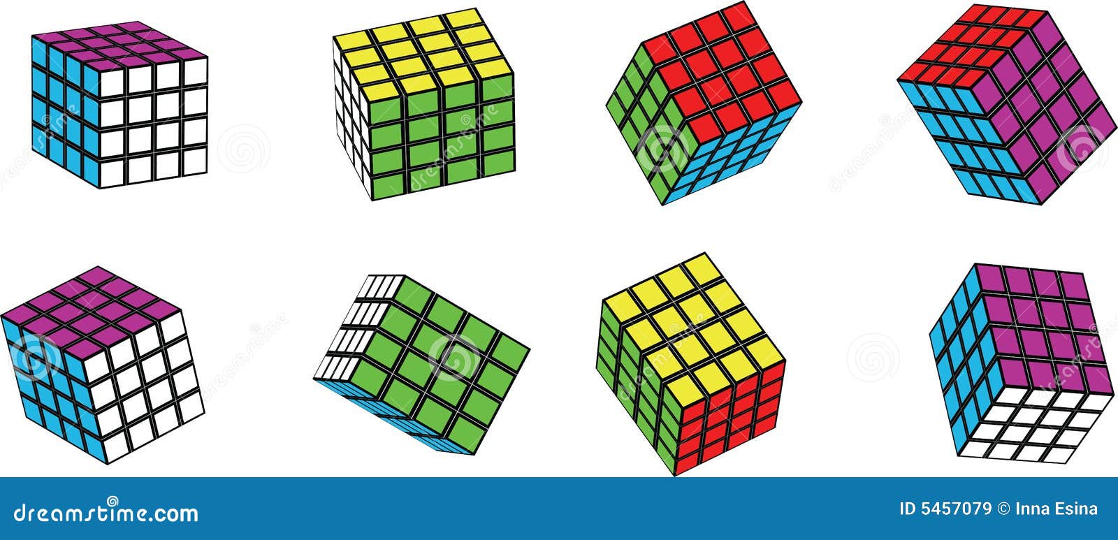 Rubik`s Cubes, Shuffled And Rotated, Ultra High Resolution Editorial ...