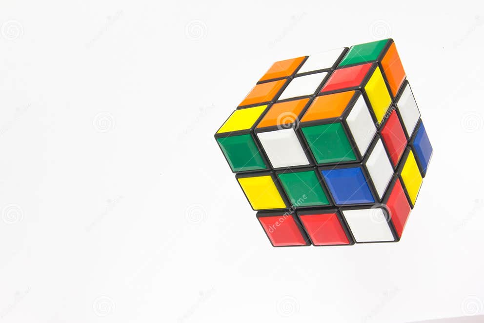 Rubik cube bright colors. editorial image. Image of equal - 23053010