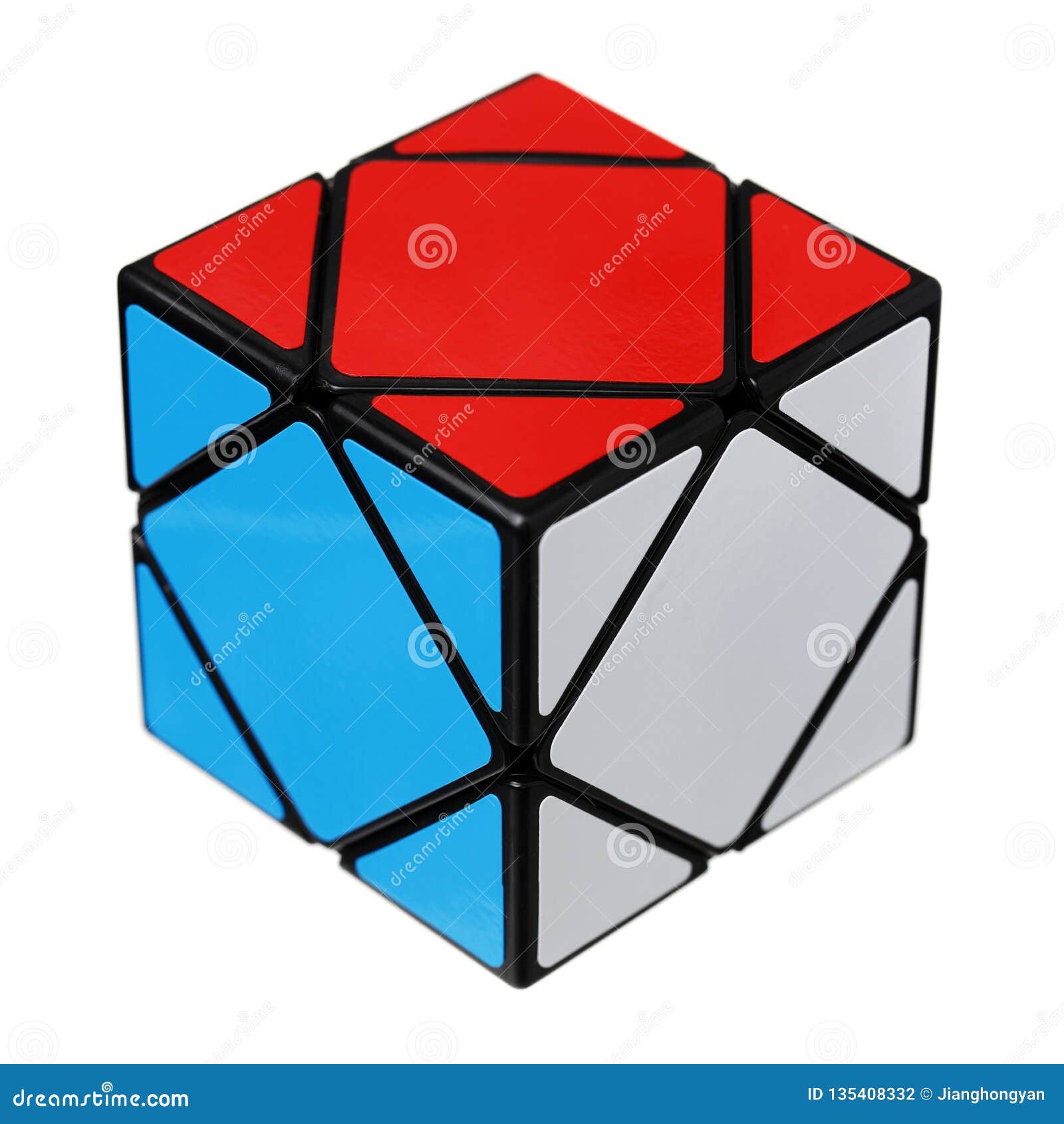 Rubik cube in colors editorial photography. Image of green - 135408332