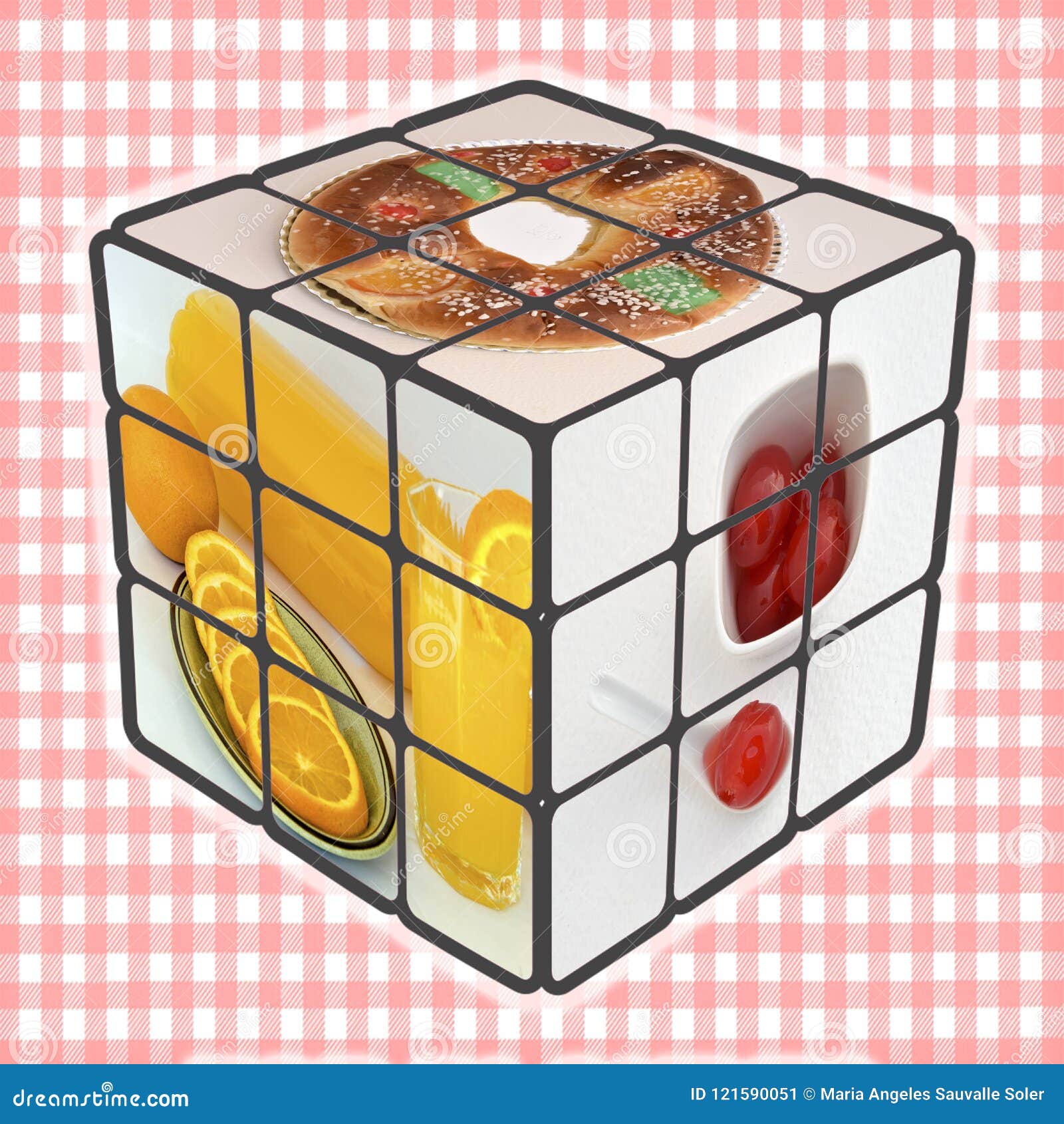 Rubik desserts. editorial photo. Illustration of cube - 121590051