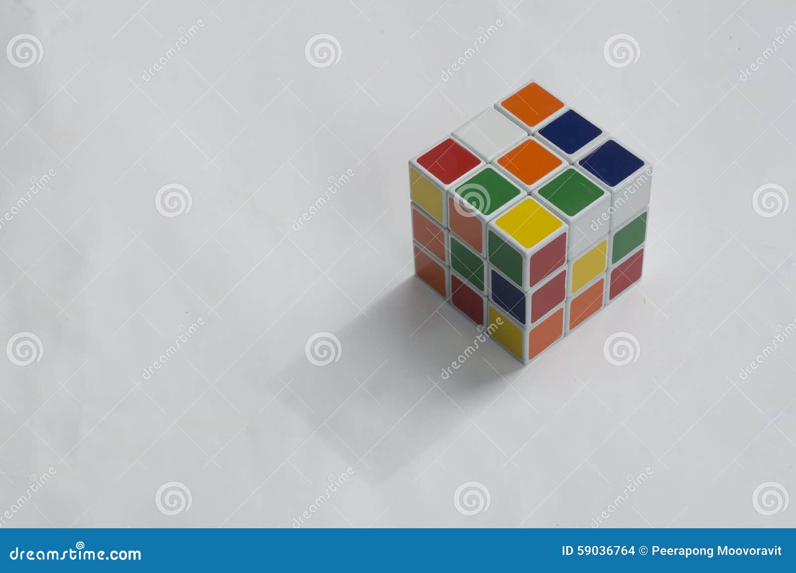 Rubik Puzzle Cube Brain Hobby Games Editorial Concept Editorial Stock ...