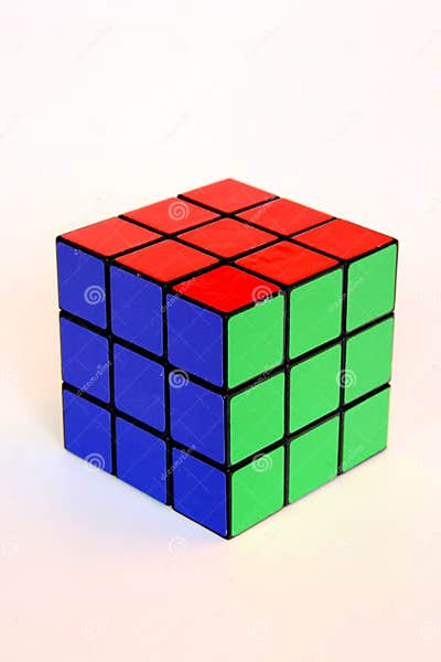 Rubik s cube editorial stock photo. Image of blue, cube - 8091533