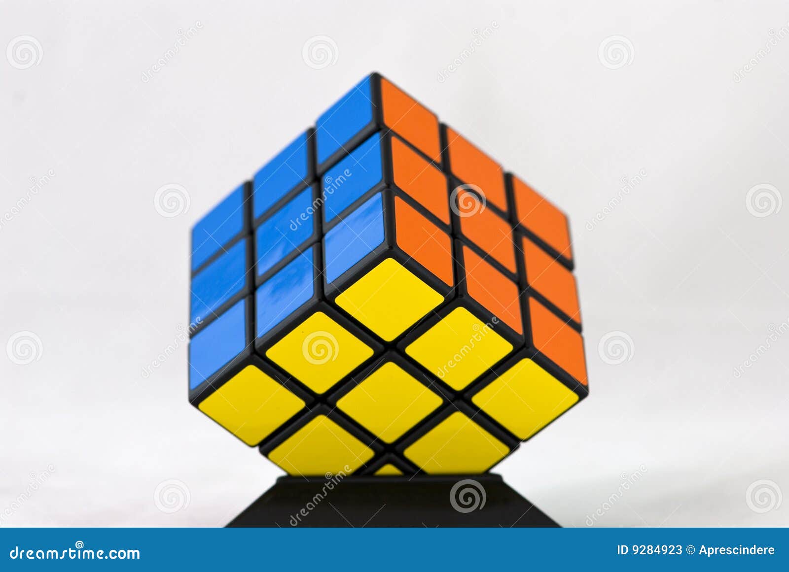 The Famous Rubiks Cube On A Black Background Editorial Photo ...