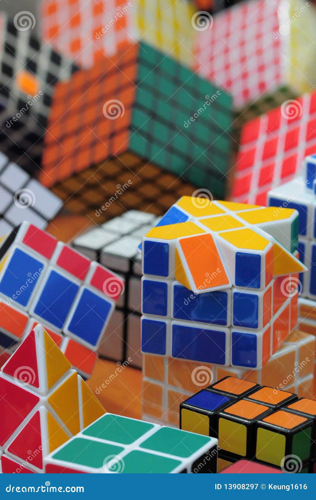 Triangle Rubik`s Cube In A Shape Of A Pyramid Editorial Photo ...