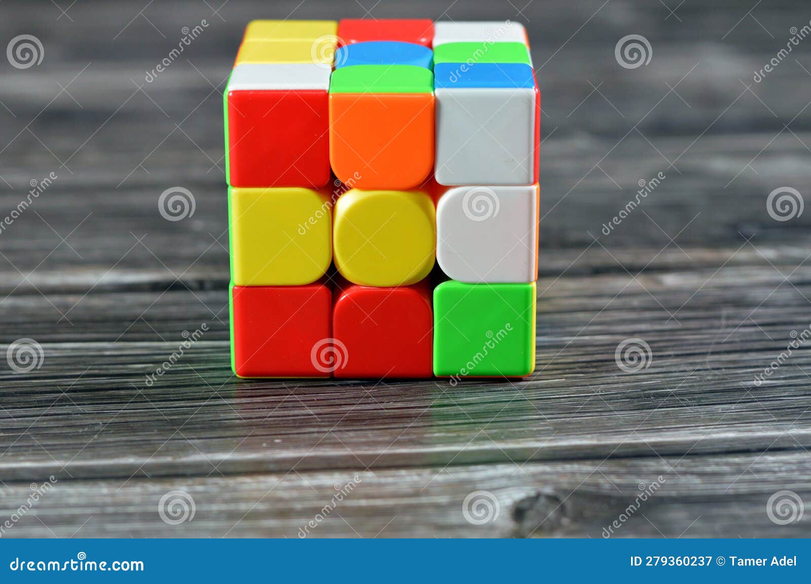 The Rubik S Cube, Combination Puzzle, Speed Magic Puzzle Cube, Each of the Six Faces Was Covered ...