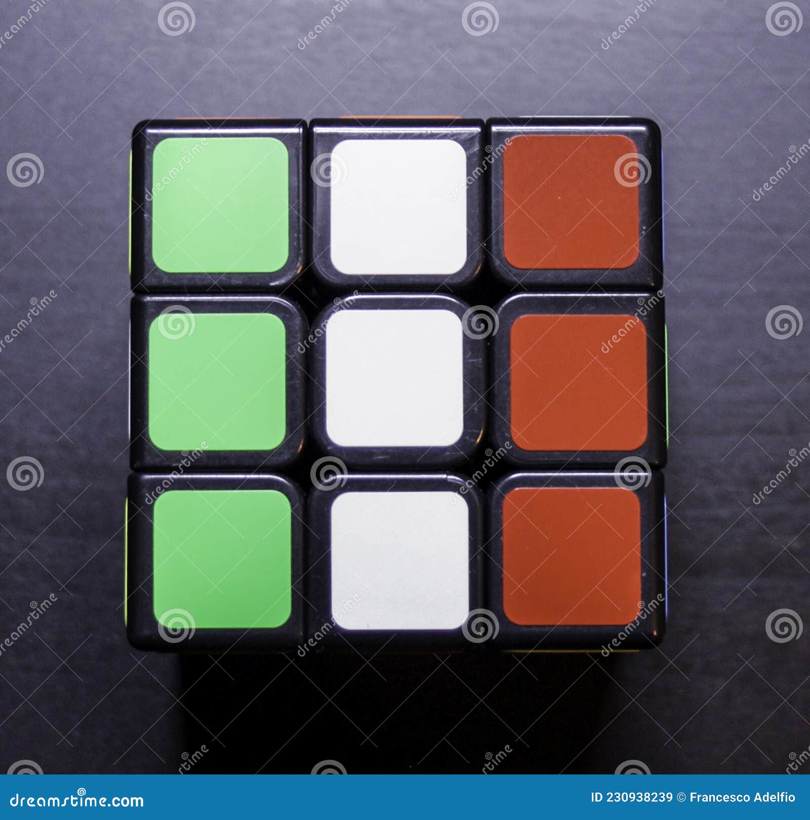 Rubik& X27;s Cube, Face with Italy Tricolor Editorial Stock Image ...