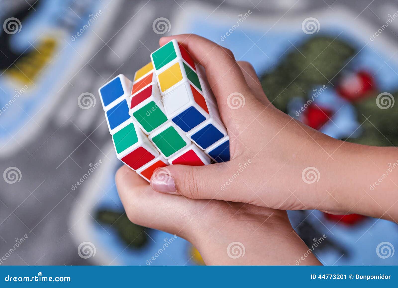 Rubik S Cube are in the Hands of Editorial Photo - Image of drawing ...