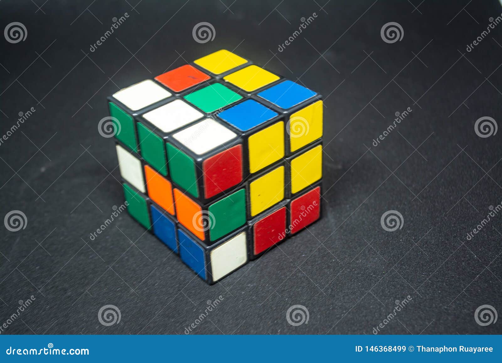Rubik`s Cube that is a Toy for Leisure or Competition Editorial Stock ...