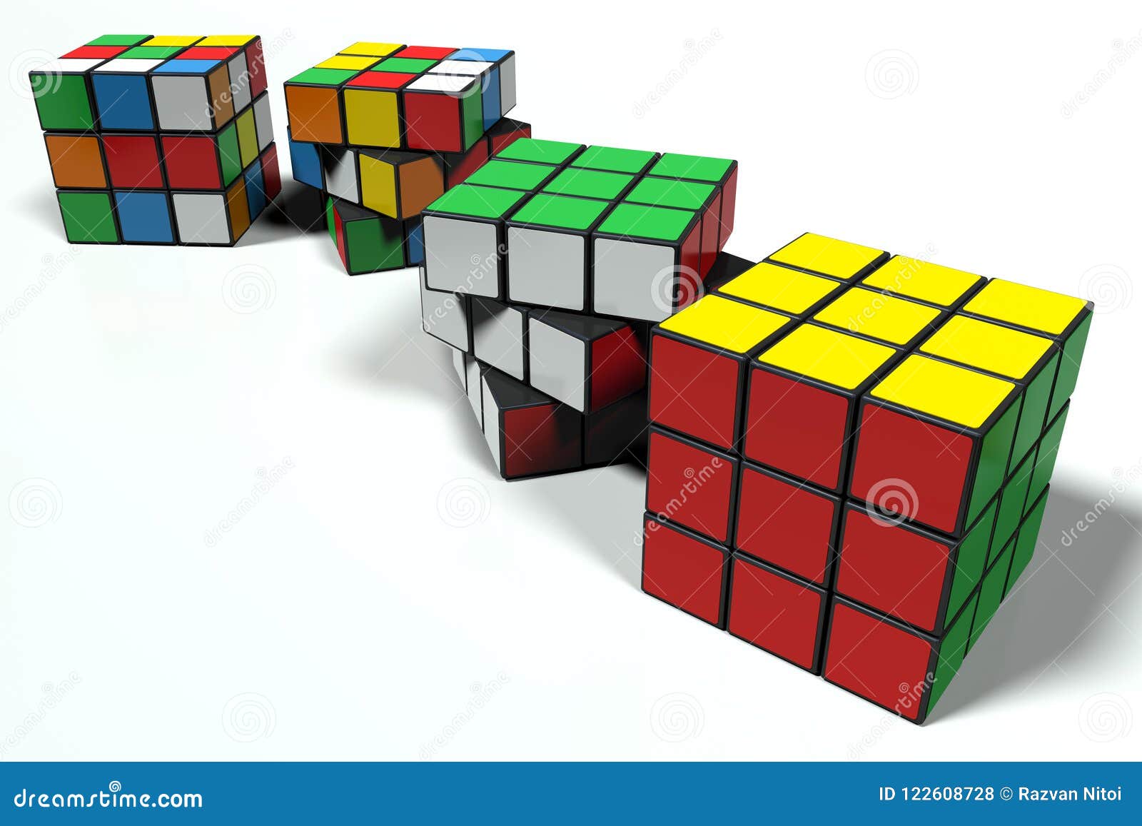 Rubik`s Cubes, 4 Stages, Ultra High Resolution Editorial Stock Photo ... Rubik`s Cubes, 4 Stages, Ultra High Resolution Editorial Stock Photo ...
