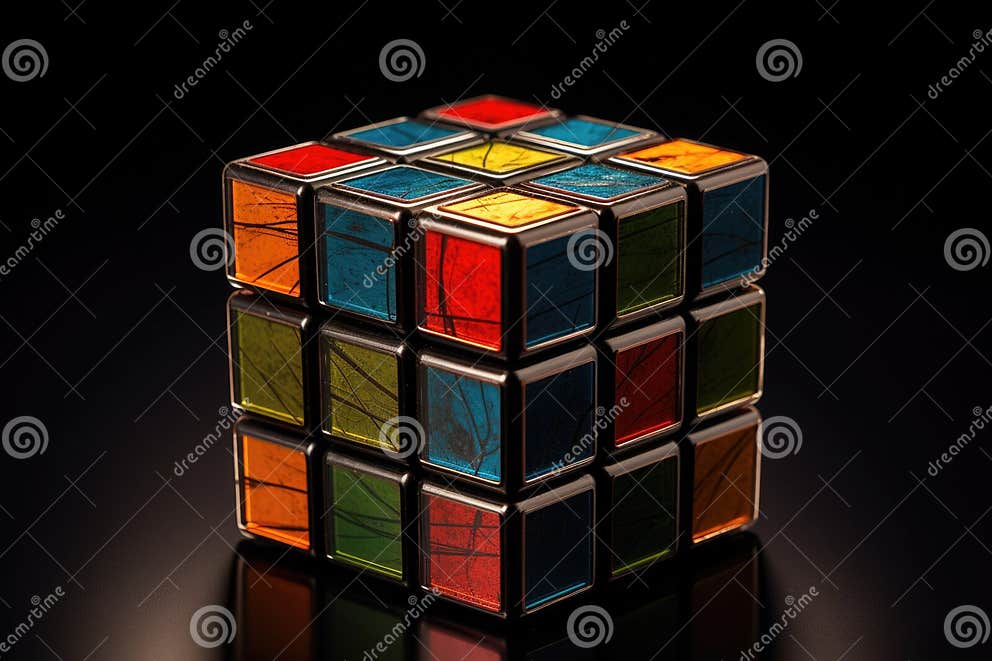 A Rubiks Cube Partially Solved Stock Photo - Image of strategy, colors ... A Rubiks Cube Partially Solved Stock Photo - Image of strategy, colors ...
