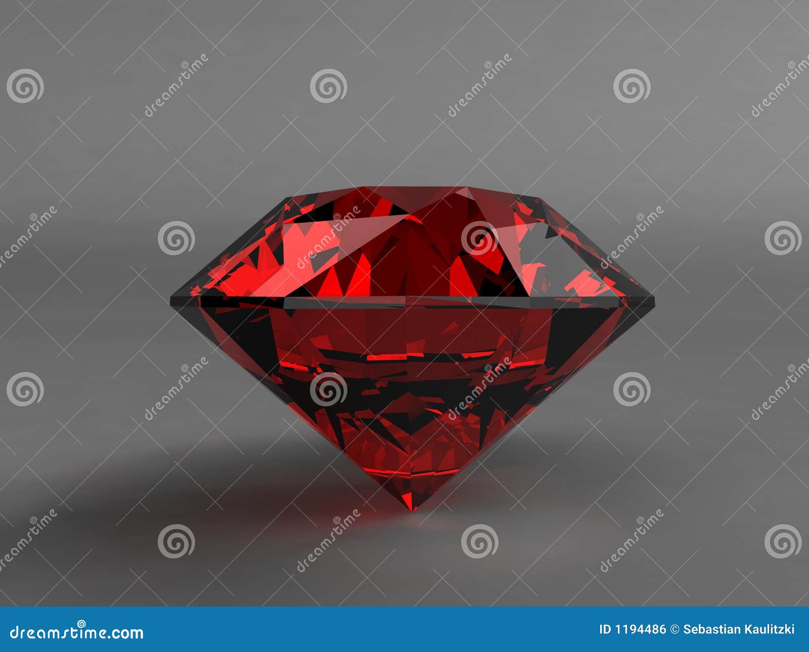 Rubino 3d illustrazione di stock. Illustrazione di diamante - 1194486