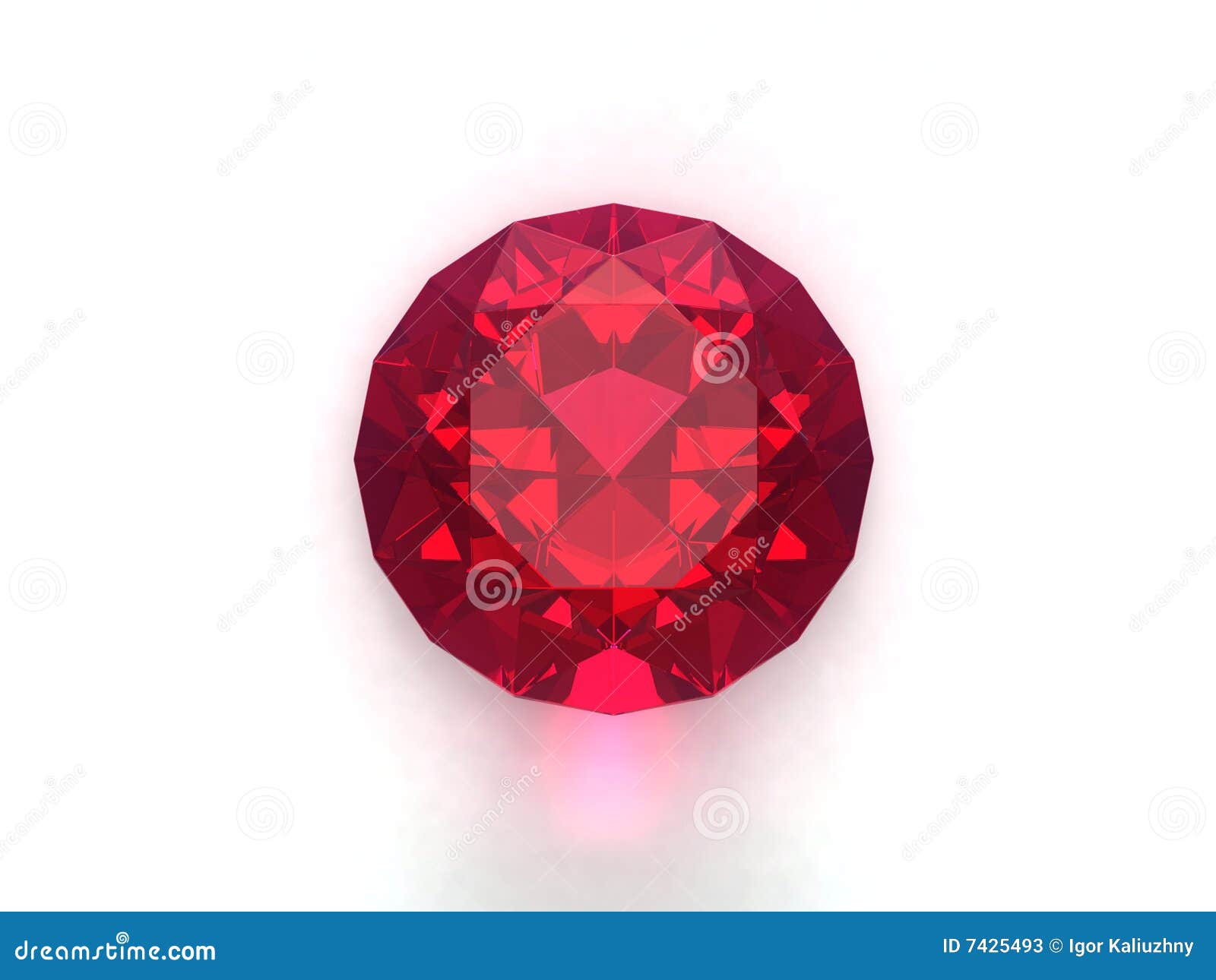 Rubis de pierre gemme image stock. Image du pierre, formes - 7425493