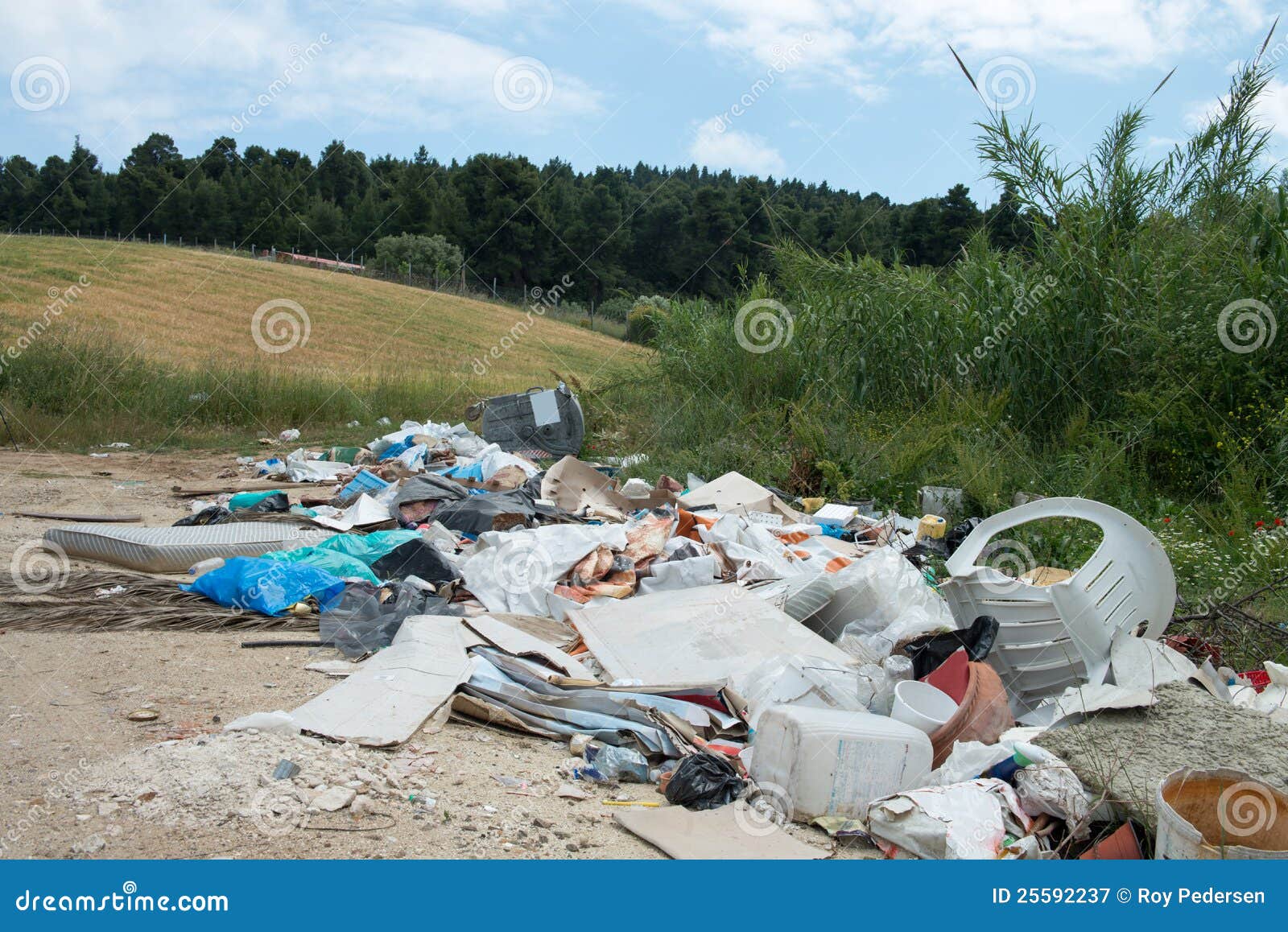 Rubish Dump stock image. Image of pile, recycle, package - 25592237