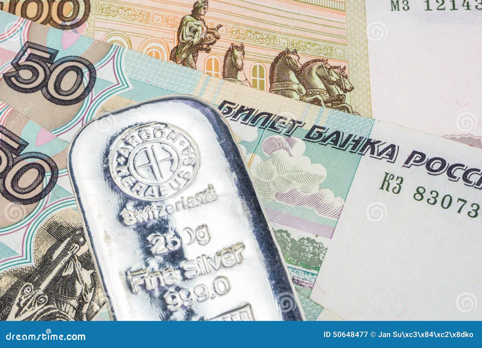 Ruble Backed by Precious Metals Stock Image - Image of coin, earnings ...