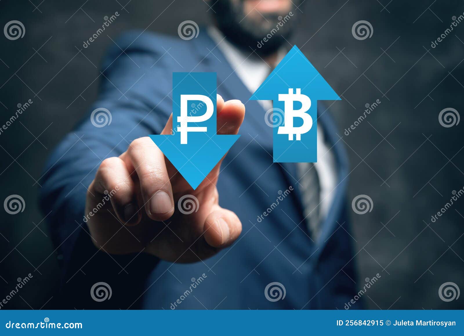 Ruble and Bitcoin in the Arrows. Fall and Rise of the Course Editorial ...