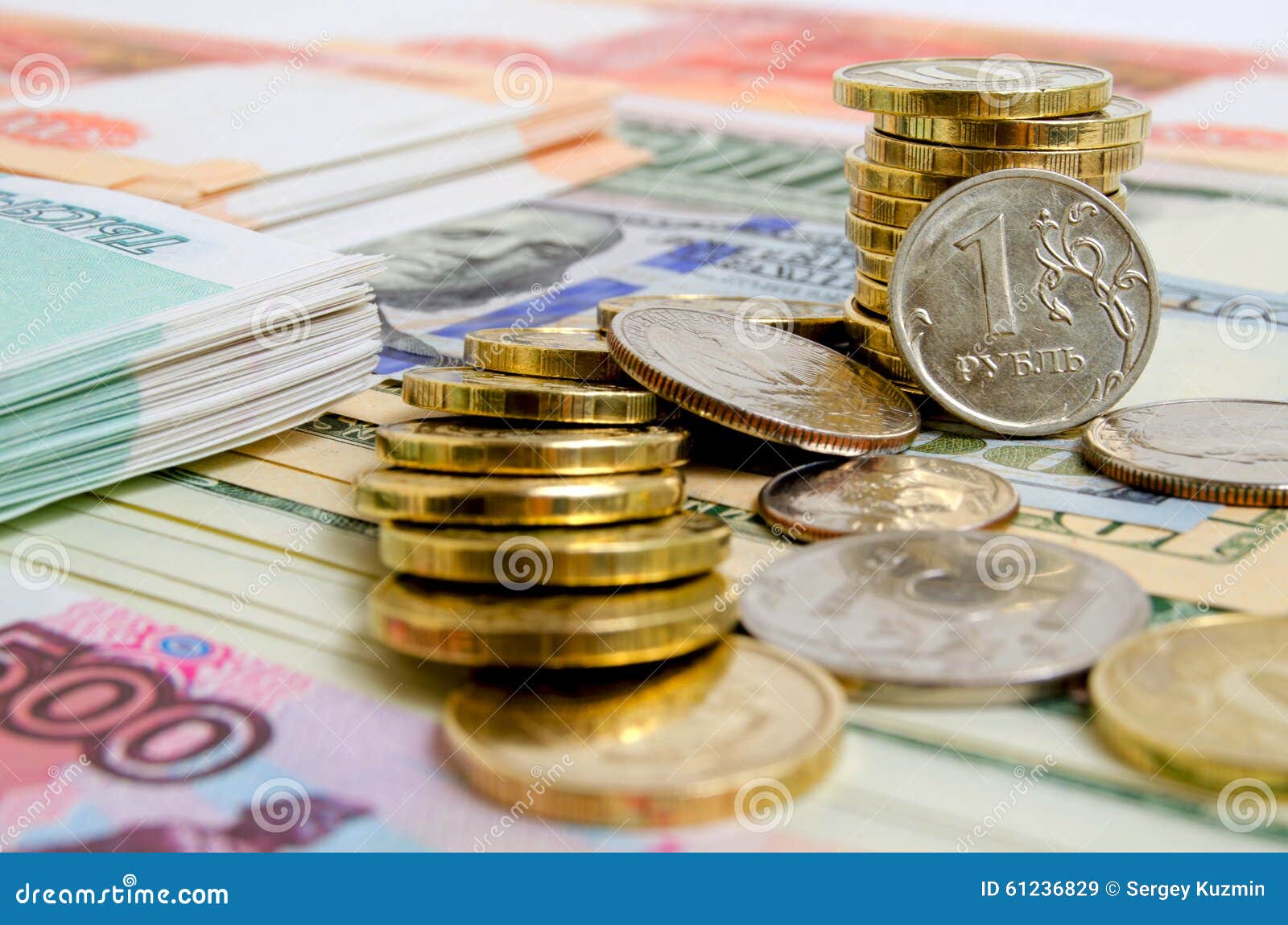 Ruble-Dollar. stock image. Image of analytics, charts - 61236829