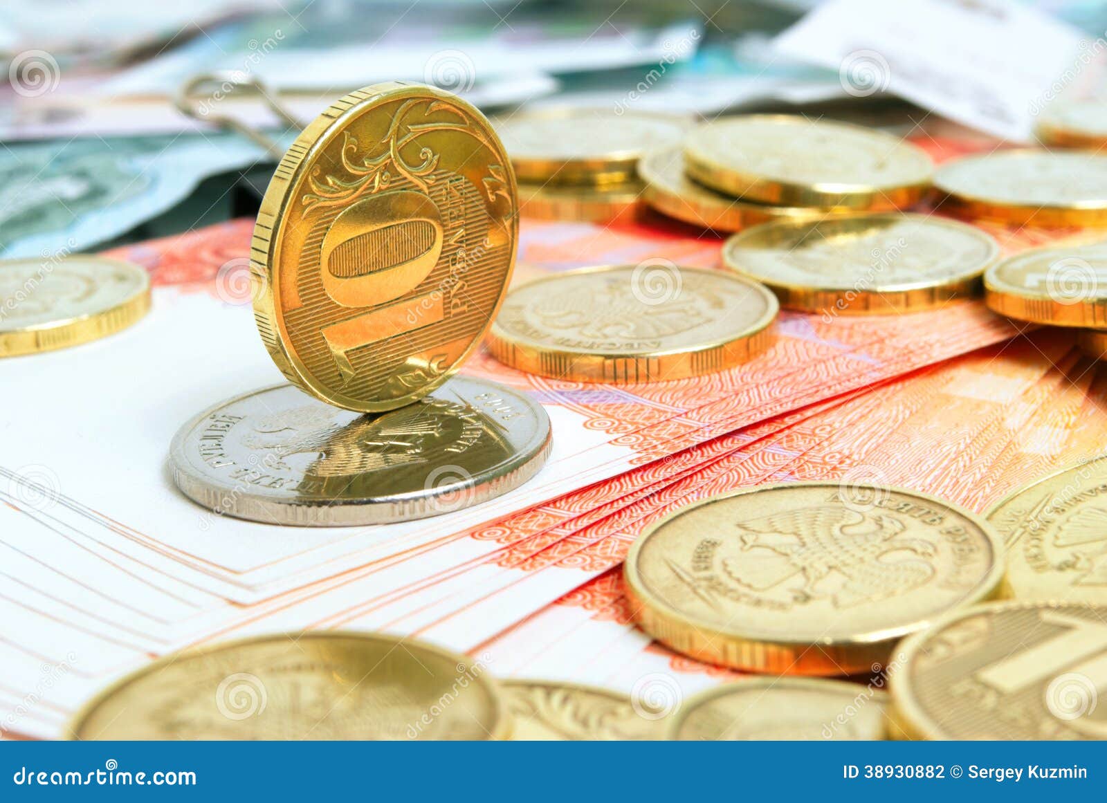 Ruble exchange rate. stock photo. Image of ruble, bookkeeping - 38930882