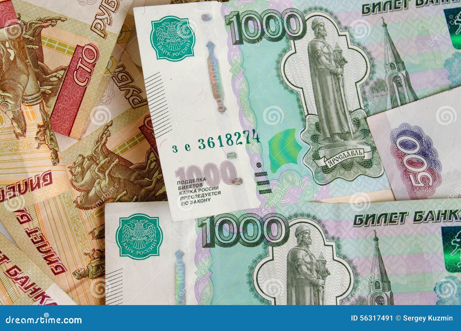 Rubles. stock image. Image of investment, ruble, cash - 56317491