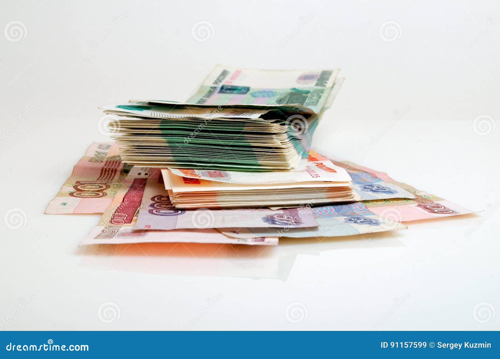 Rubles. stock image. Image of loans, cash, financing - 91157599