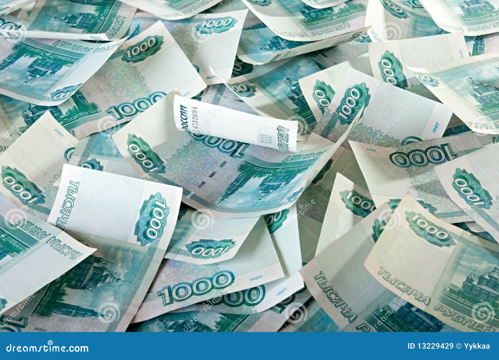 Rublo russa. immagine stock. Immagine di nominale, banconote - 13229429