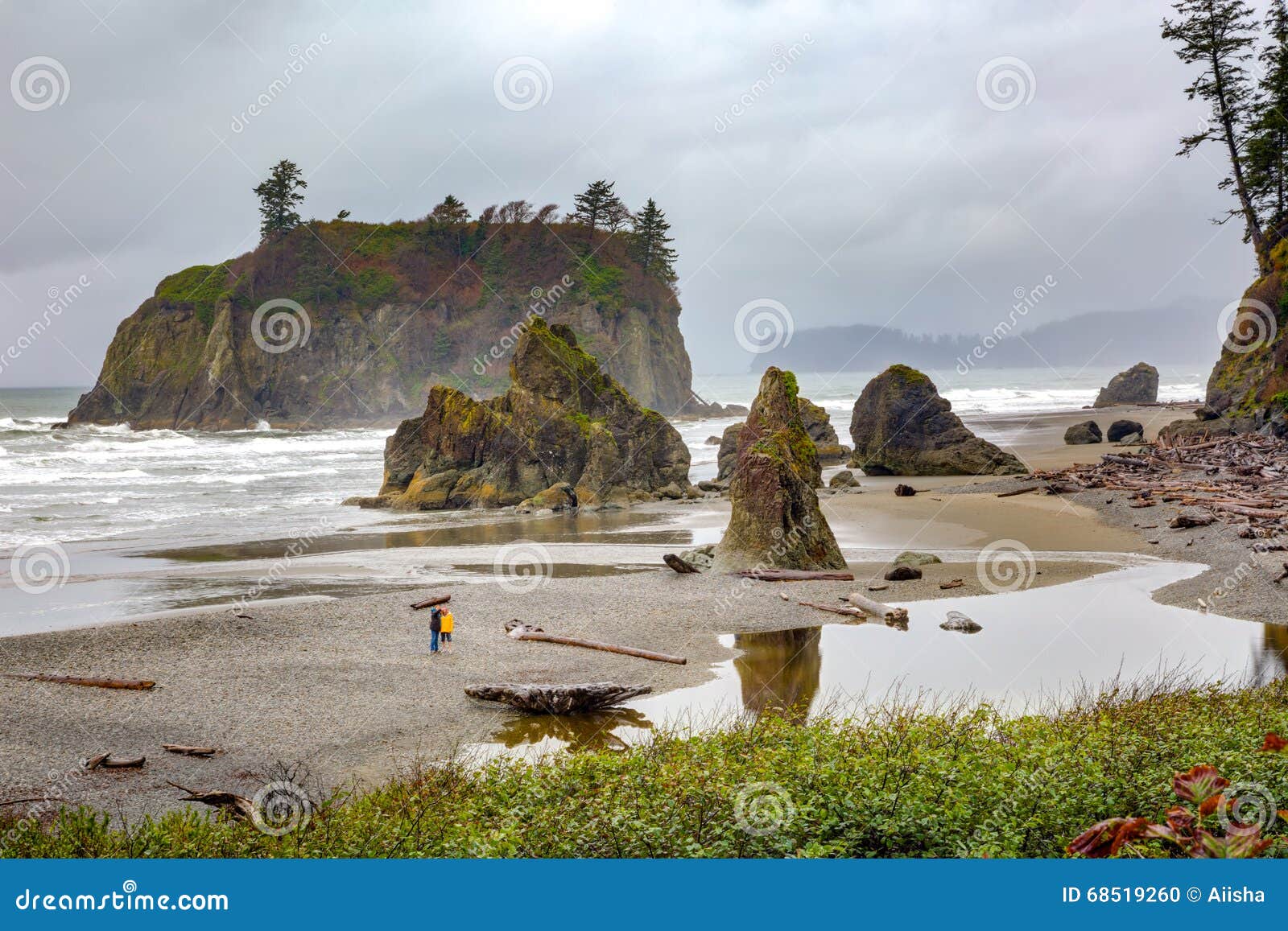 Ruby Beach, Olympic National Park in the U.S. State of Washington Stock ...