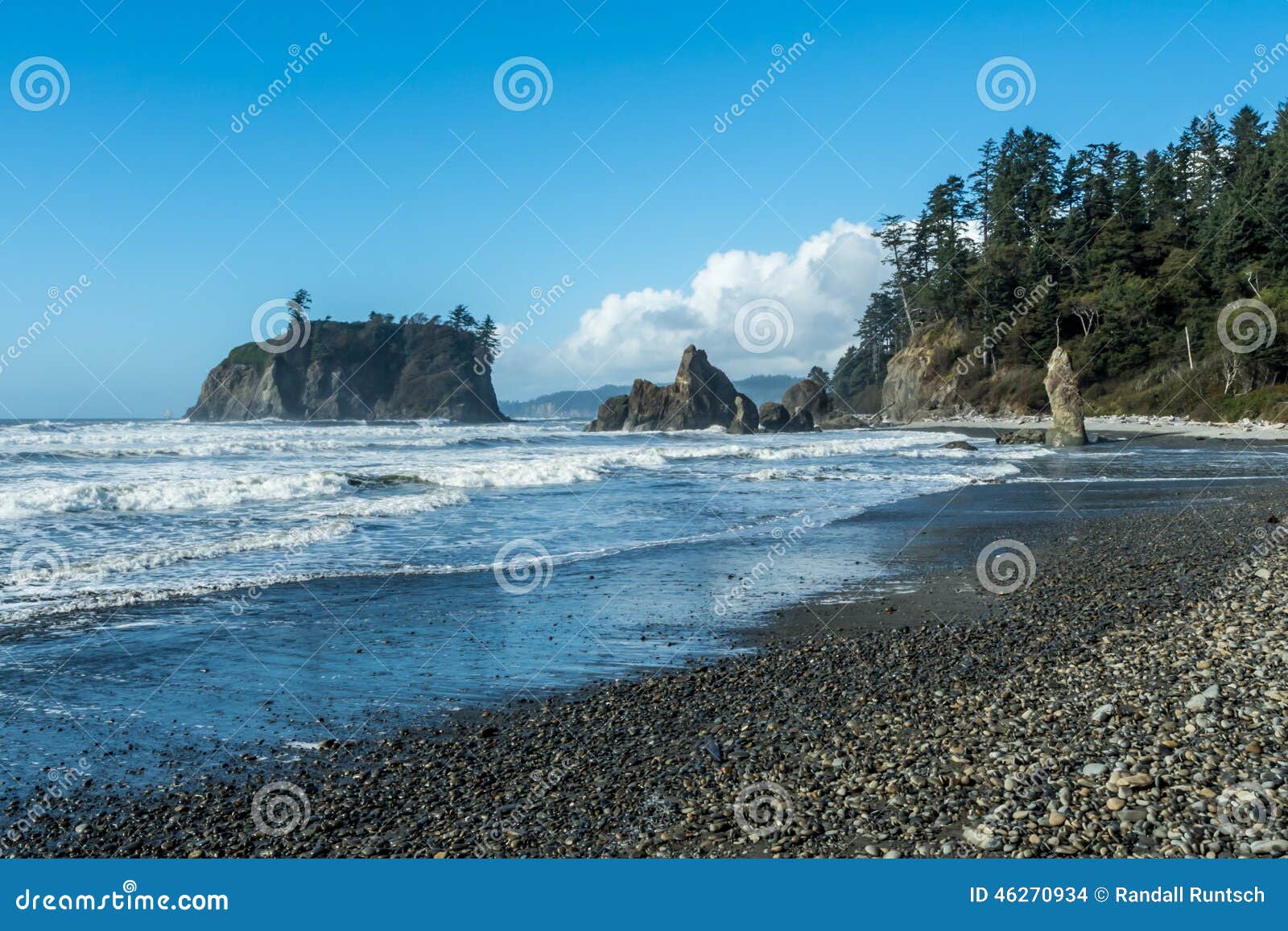 Ruby Beach in Olympic National Park Stock Photo - Image of beach, rocks ...