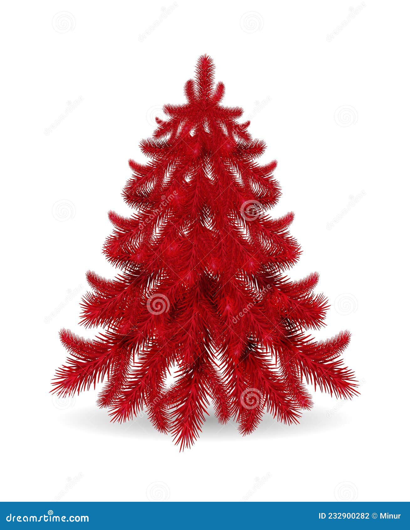 Ruby Christmas tree. stock vector. Illustration of glow - 232900282