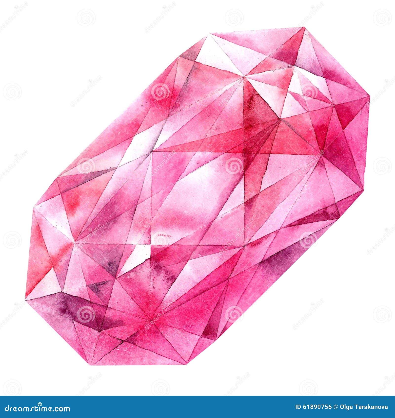 Ruby stock illustration. Illustration of blue, artwork - 61899756