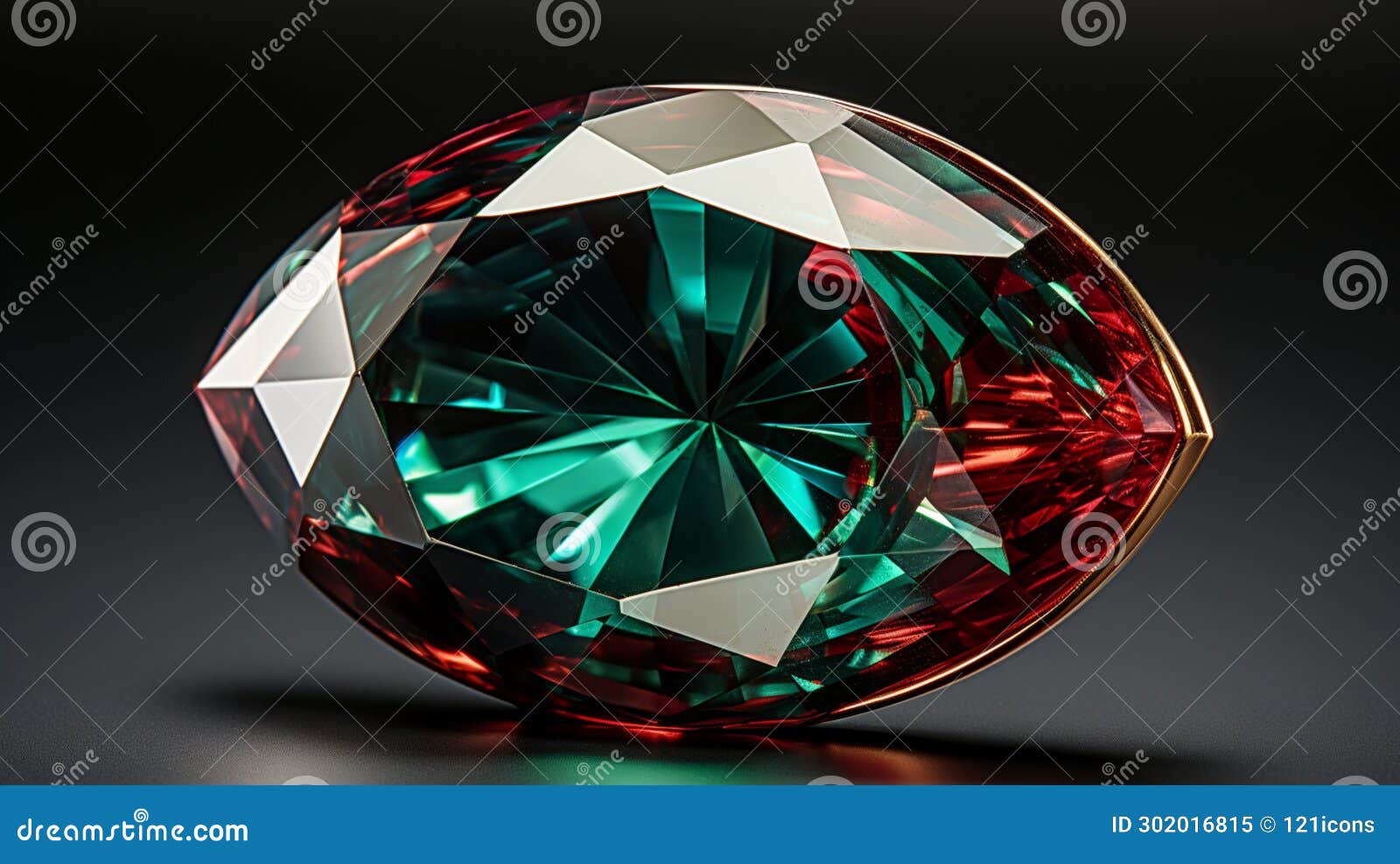 A Ruby and Emerald Isolated on Transparent Background Stock ...